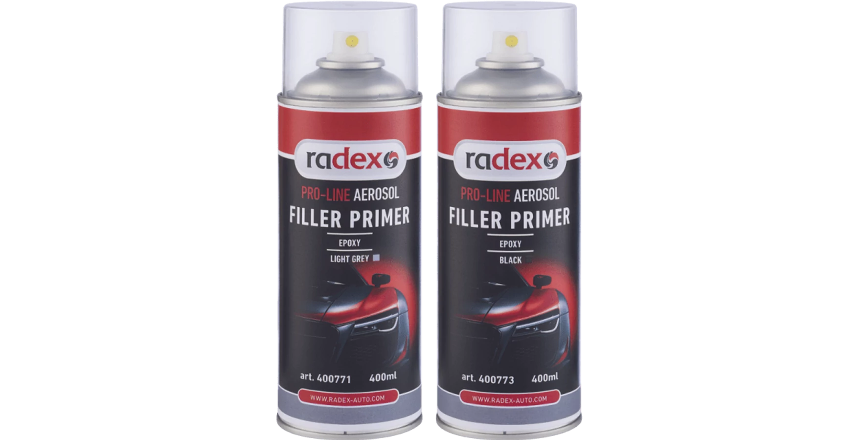 Spray termékek Radex Epoxy primer spray 1K Fekete 400ml 4.611 Ft 400773 400773 | ColorFlotta.hu